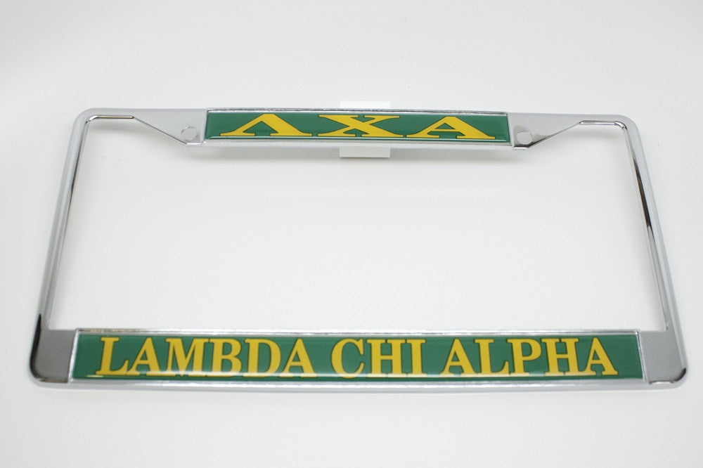 Lambda Chi Alpha License Plate Frame – Shopgreeklife