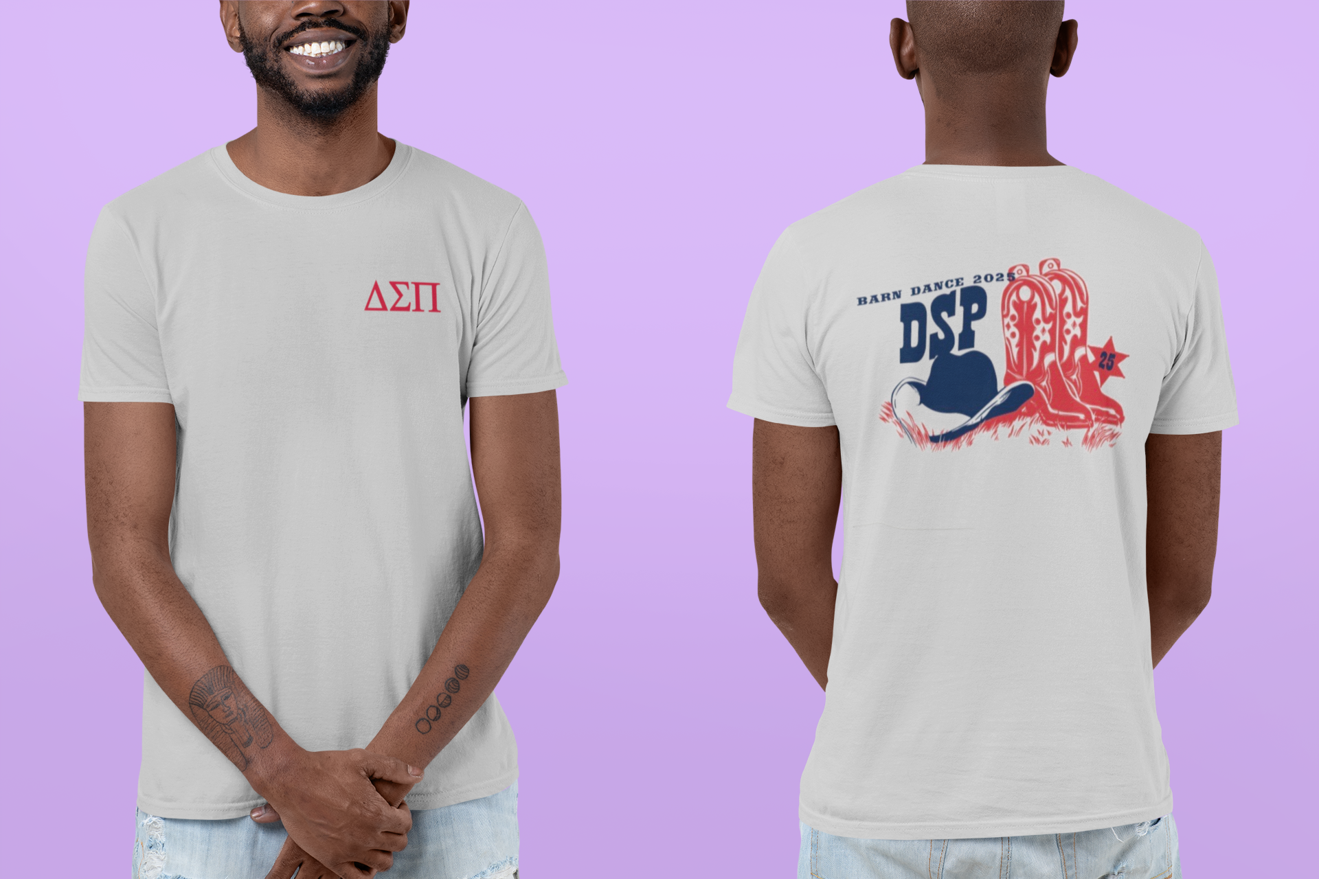 Delta Sigma Pi Printed Shirt | Barn Dance – Shopgreeklife